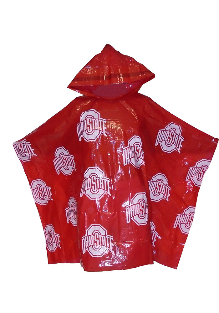 Ohio State Buckeyes Red Lighweight Poncho - 7590638
