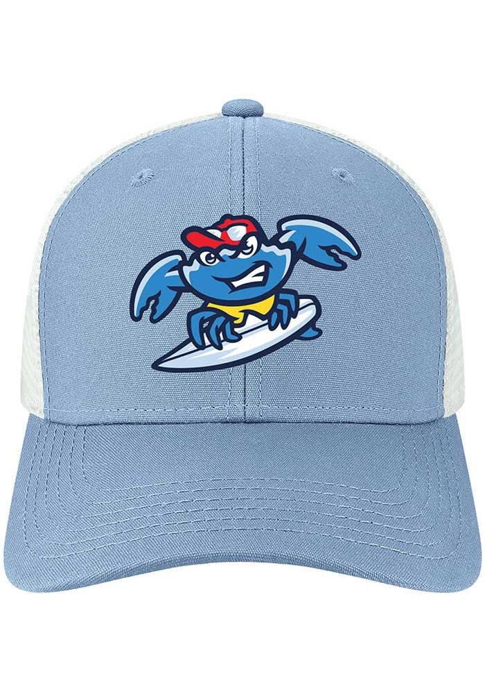 Jersey Shore BlueClaws LIGHT BLUE 2T Mid-Pro Structured Trucker ...