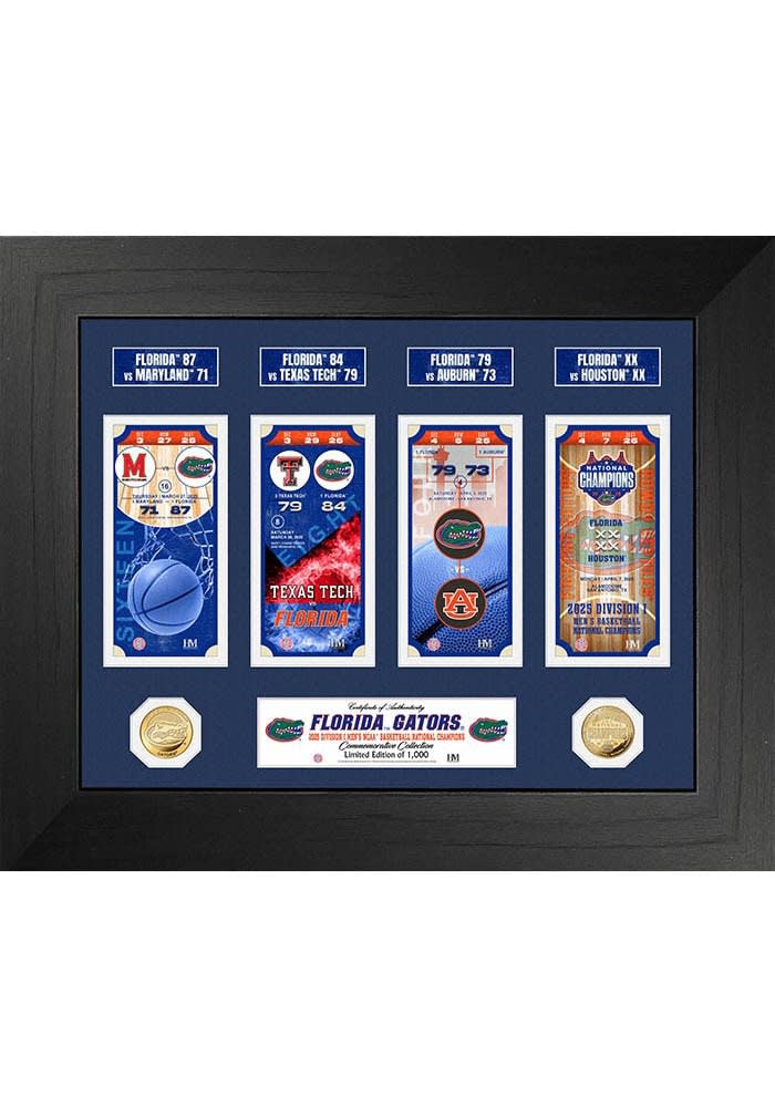 Florida Gators ROYAL 2025 National Champions Deluxe Ticket Collection ...