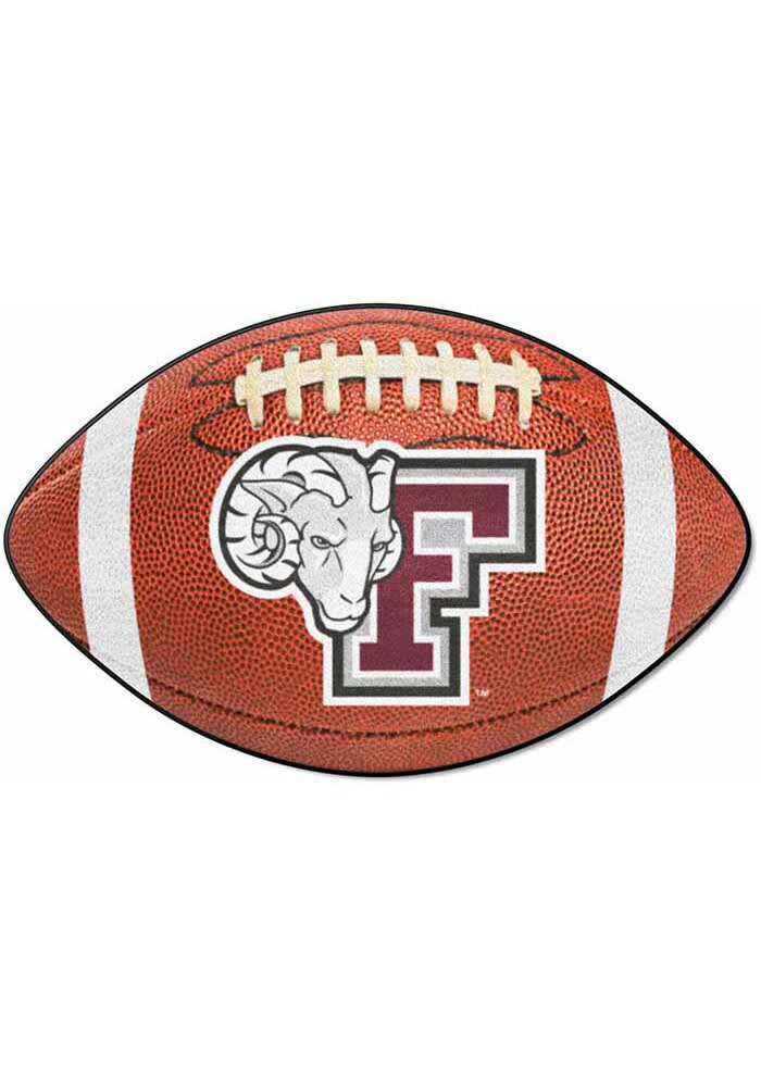 Fordham Rams Football Logo Interior Rug BROWN - 77184619