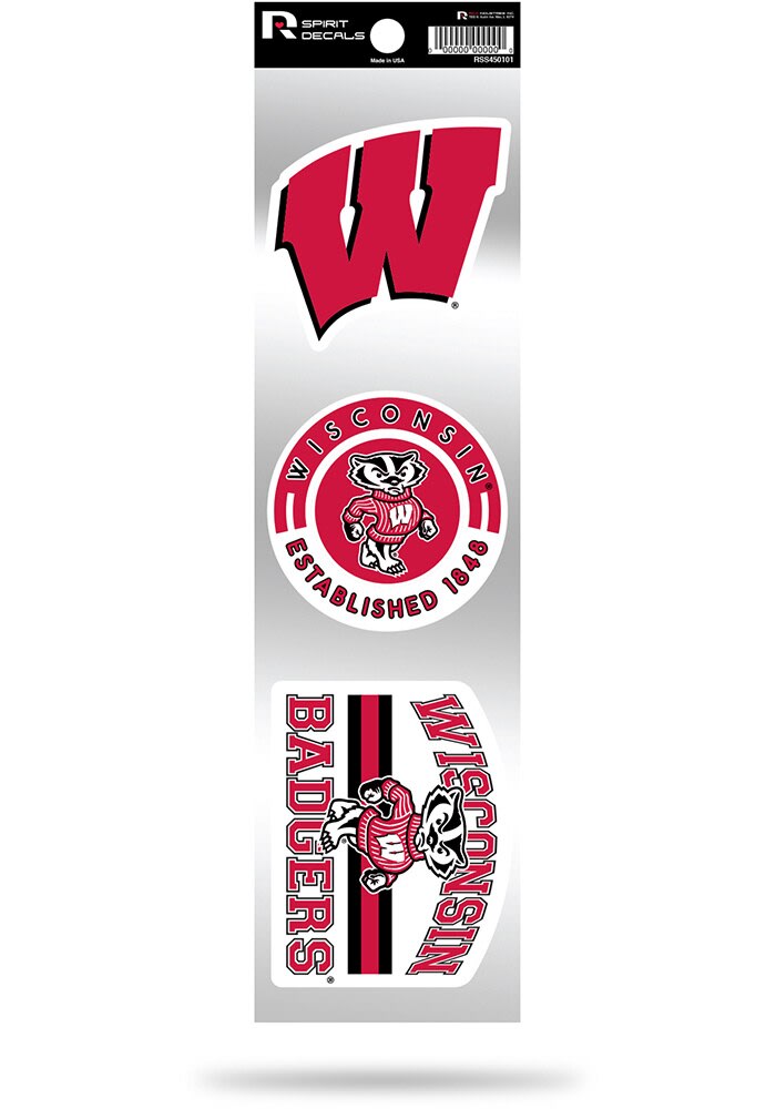 Wisconsin Badgers Auto Decal - 77362570142