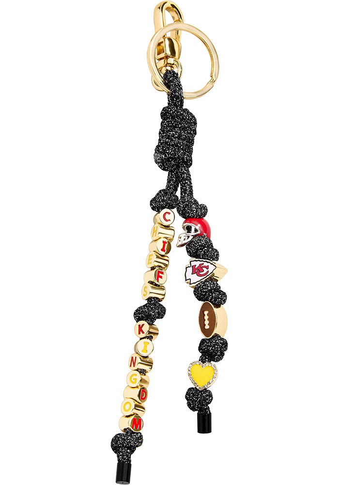 Kansas City Chiefs BLACK Cord Keychain - 7740244