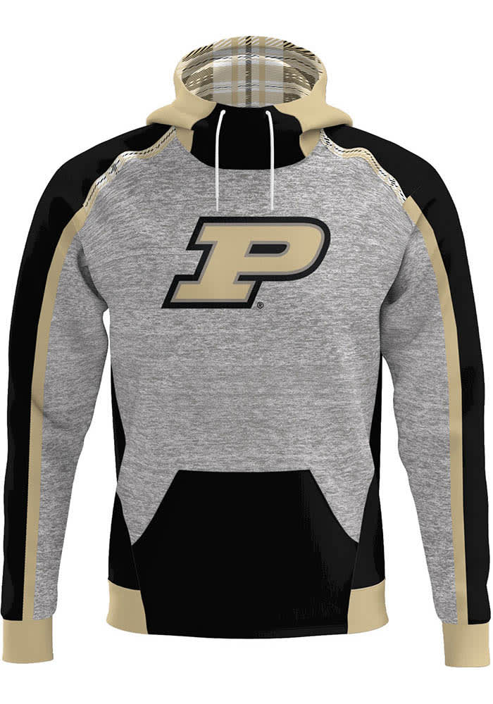 ProSphere Purdue Boilermakers Mens BLACK Heritage Hoodie - 77670442