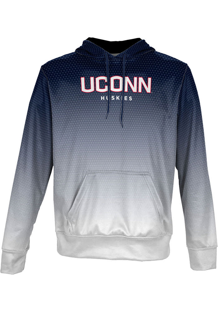 UConn Huskies ProSphere Youth NAVY Zoom Long Sleeve Hoodie - 77672658
