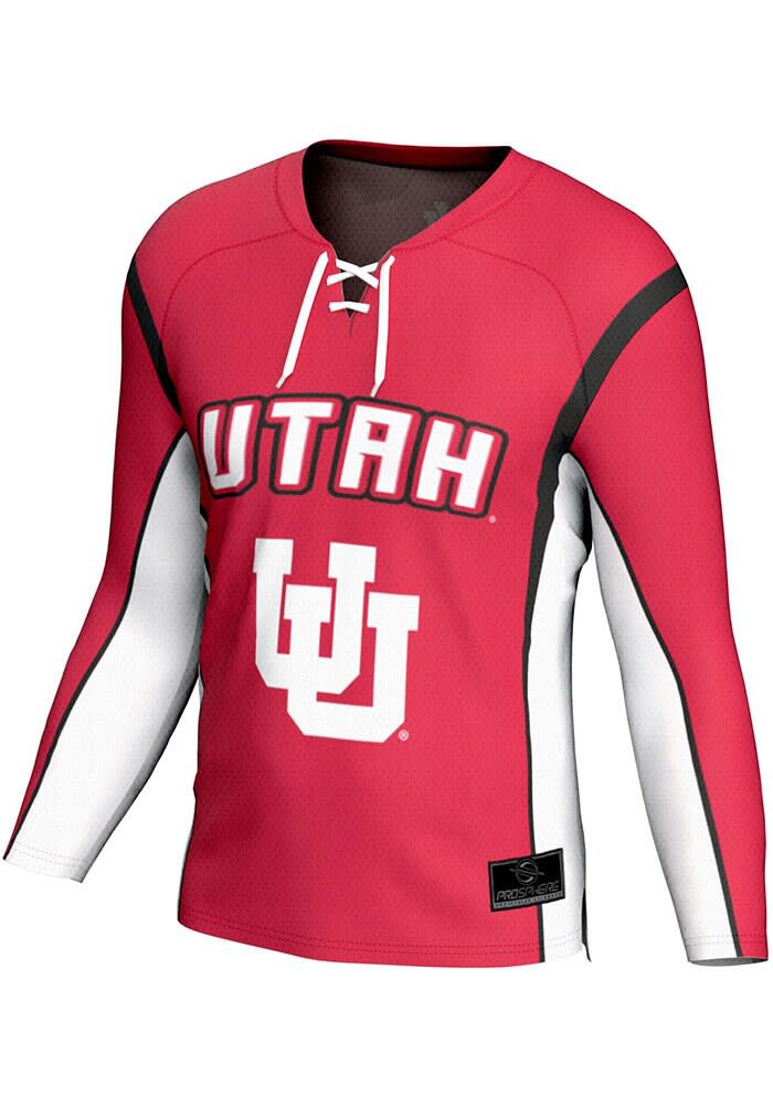 ProSphere Utah Utes Mens Red Rival Hockey Jersey - 77675779