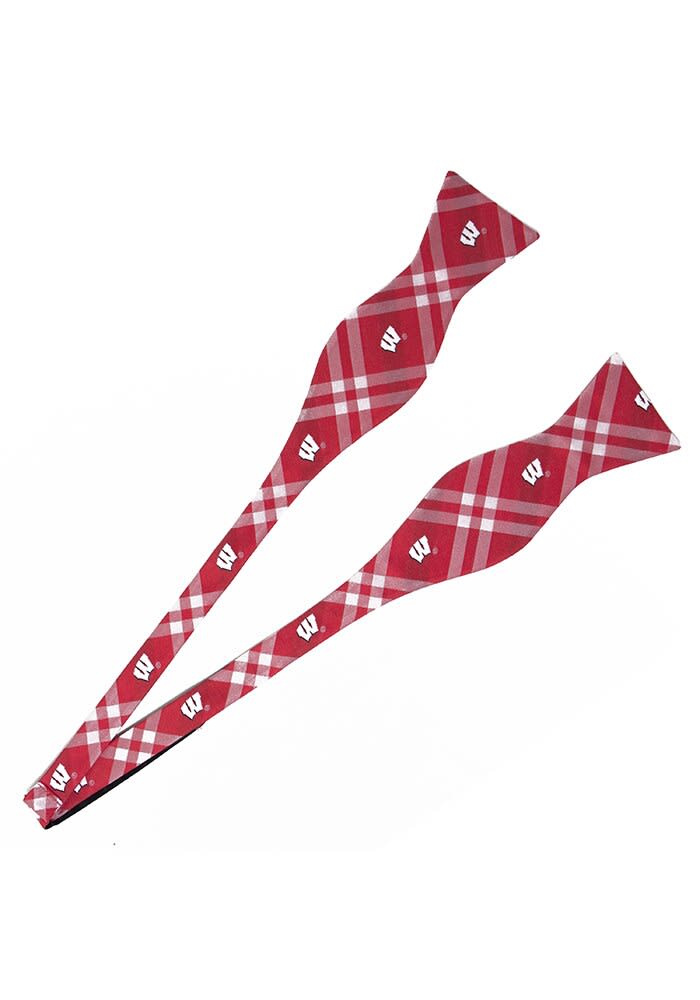 Wisconsin Badgers Red Rhodes Bow Tie - 77877799