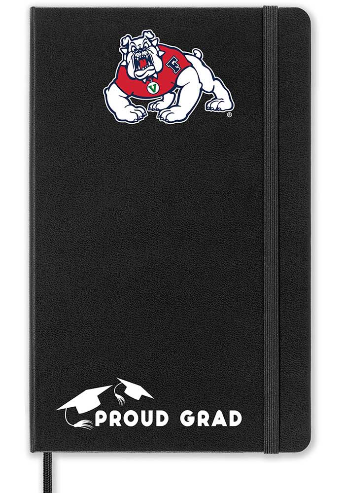 Fresno State Bulldogs BLACK Proud Grad team logo Notebook and Folder ...