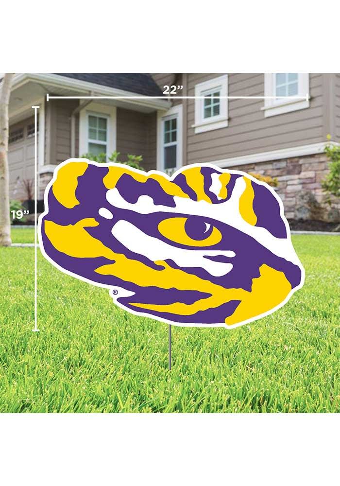 LSU Tigers PURPLE Mascot Yard Sign - 785722362