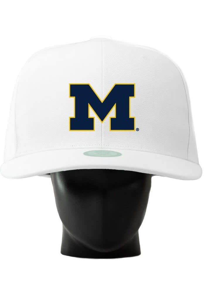 Michigan Wolverines White Noggin Boss Foam Head - 78790079