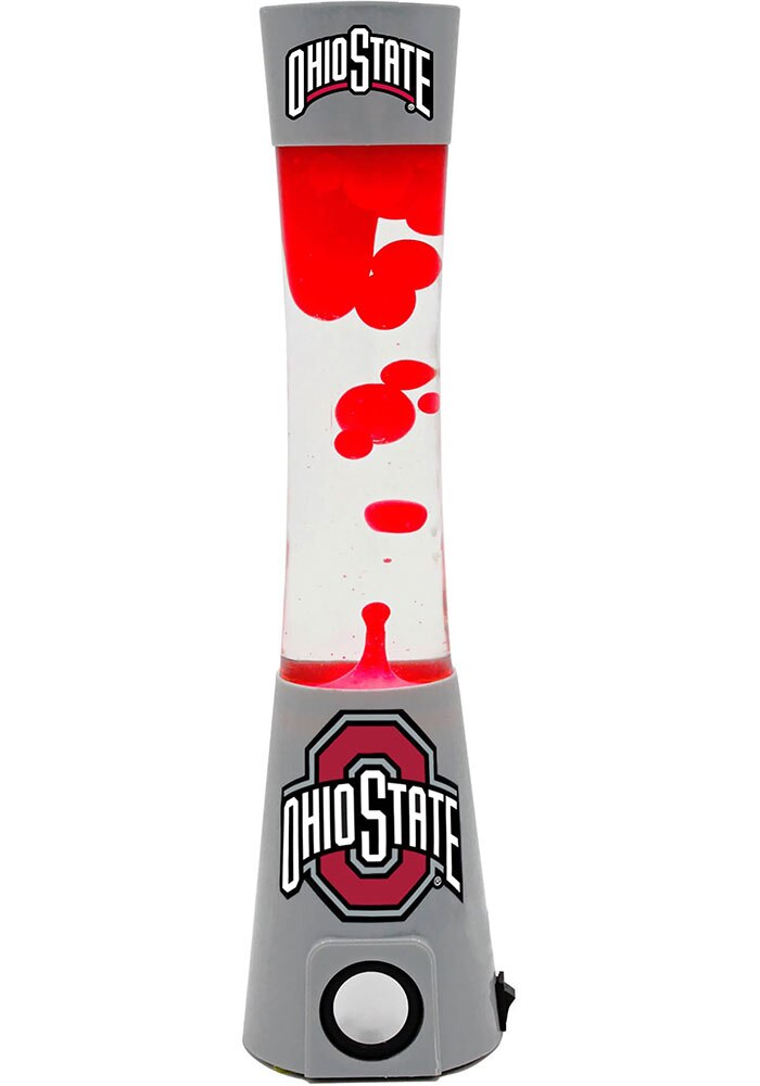 Ohio State Buckeyes Red Lava Lamp Wireless Speaker Table Lamp - 7890304