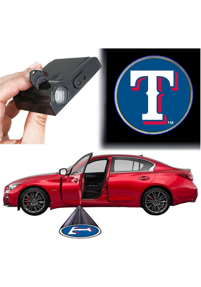 Texas Rangers BLACK LED Car Door Light Interior Car Accessory - 7890428