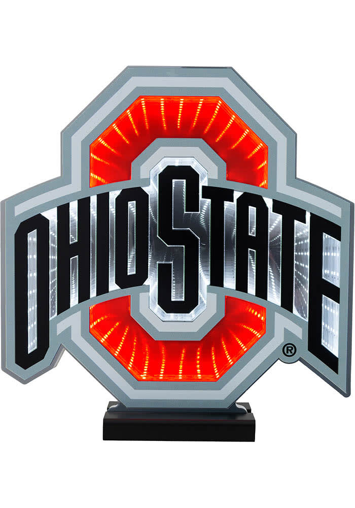 Ohio State Buckeyes Red Infinity Logo Light Table Lamp - 7890975