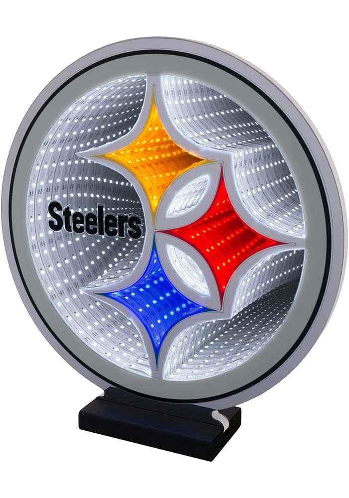 Pittsburgh Steelers YELLOW Infinity Logo Light Table Lamp - 7890987
