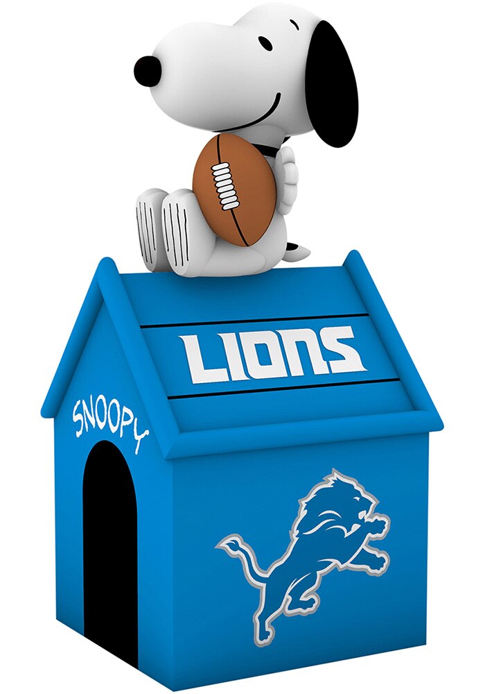 Detroit Lions BLUE Outdoor Inflatable Snoopy Doghouse - 7891000