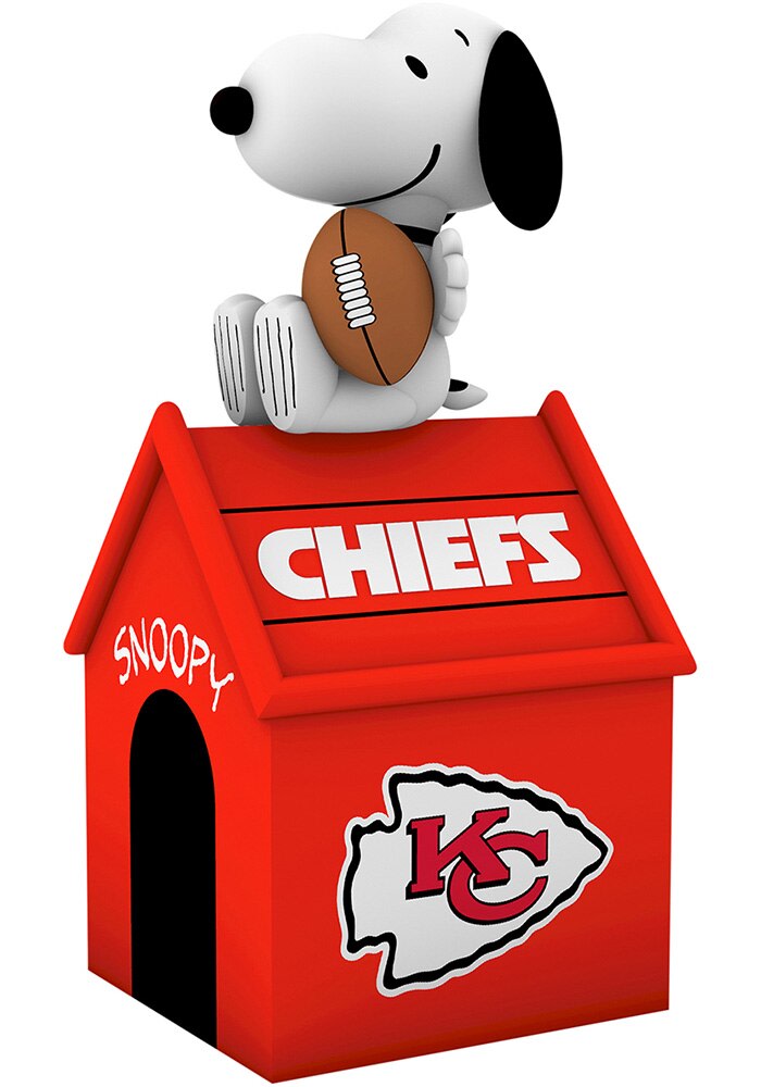 Kansas City Chiefs Red Outdoor Inflatable Snoopy Doghouse - 7891001