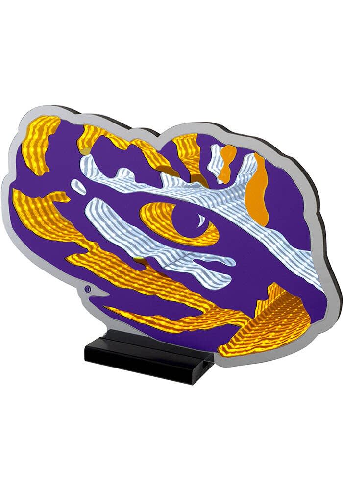 LSU Tigers PURPLE Infinity Logo Light Table Lamp - 7891074