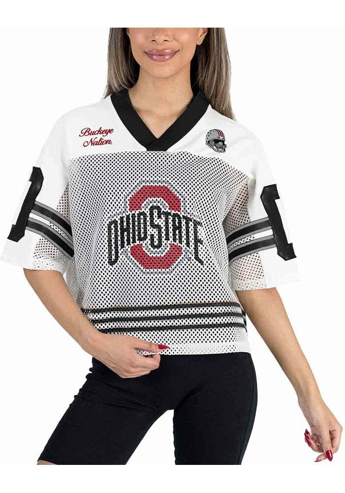 Ohio State Buckeyes Womens Gameday Couture White Trailblazer Fashion ...