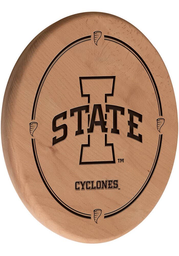 Iowa State Cyclones Laser Engraved Sign BROWN - 7940771