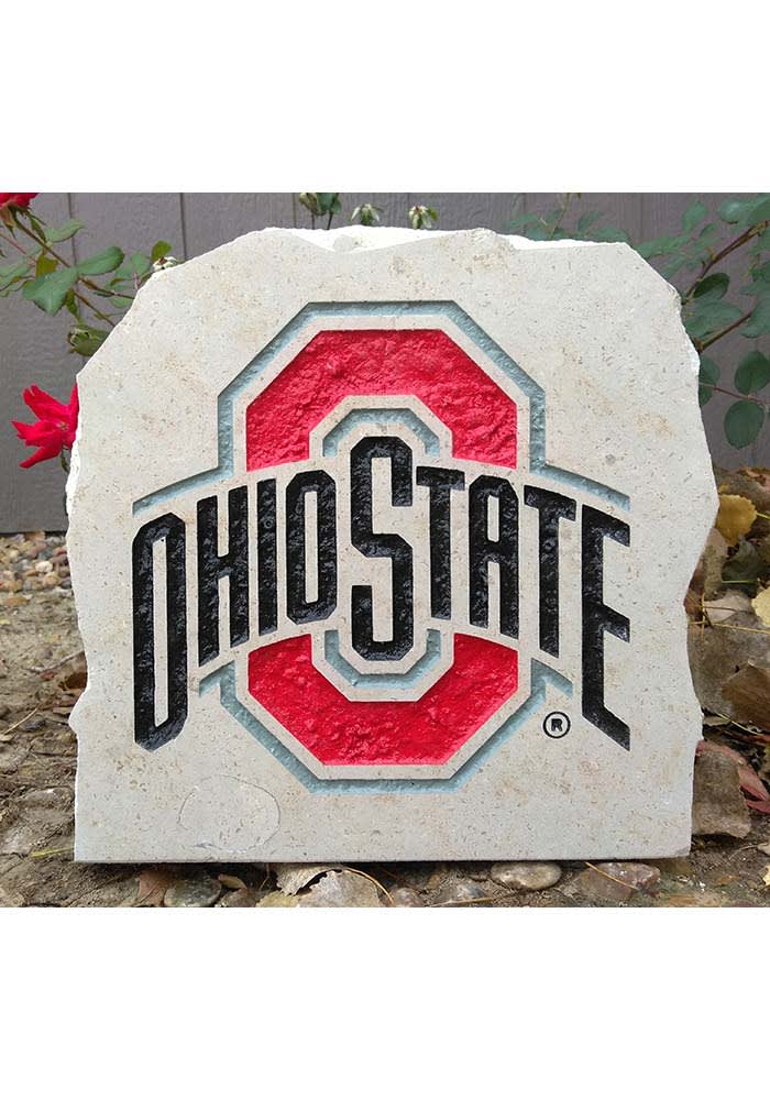 Ohio State Buckeyes STONE 11 x 11 Rock - 7950056