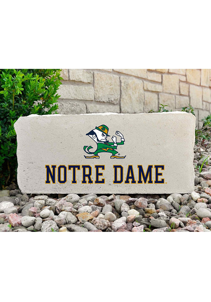 Notre Dame Fighting Irish BLUE 17x7 Inch Fighting Irishman Rock - 7950138