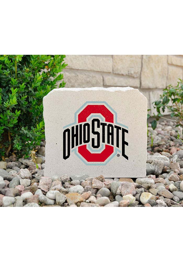 Ohio State Buckeyes RED 7x8 Inch Logo Rock - 7950149