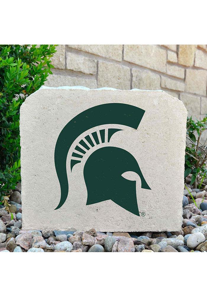 Michigan State Spartans GRAY State Spartan 11x9 Rock - 7950265