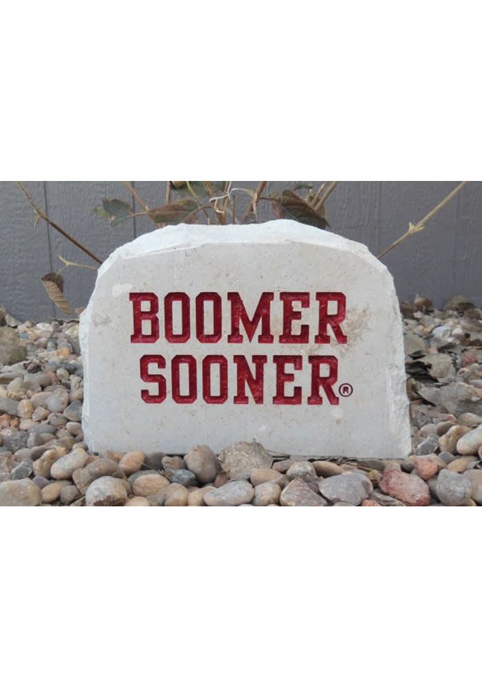 Oklahoma Sooners CRIMSON Med Boomer Sooner Rock - 79570083