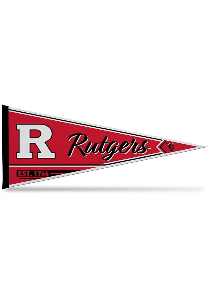 Rutgers Scarlet Knights GOLD Line Est. 12x30 Pennant - 79820589