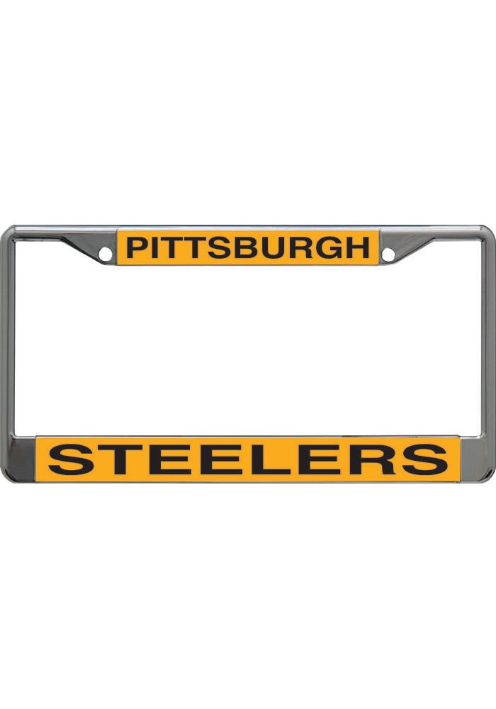 Pittsburgh Steelers License Plate Frame - Pittsburgh Steelers GREY ...