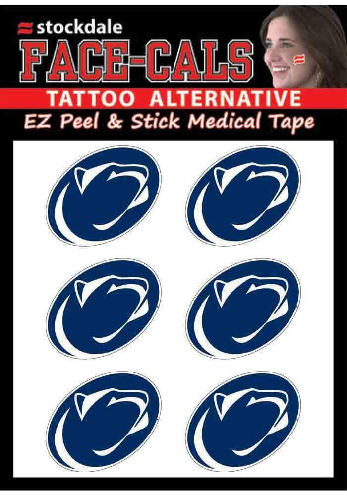 Penn State Nittany Lions GREY 6 Pack Tattoo - 8032081