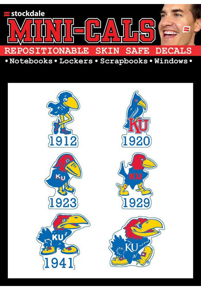 Kansas Jayhawks Blue 6 Pack Tattoo - 8032277