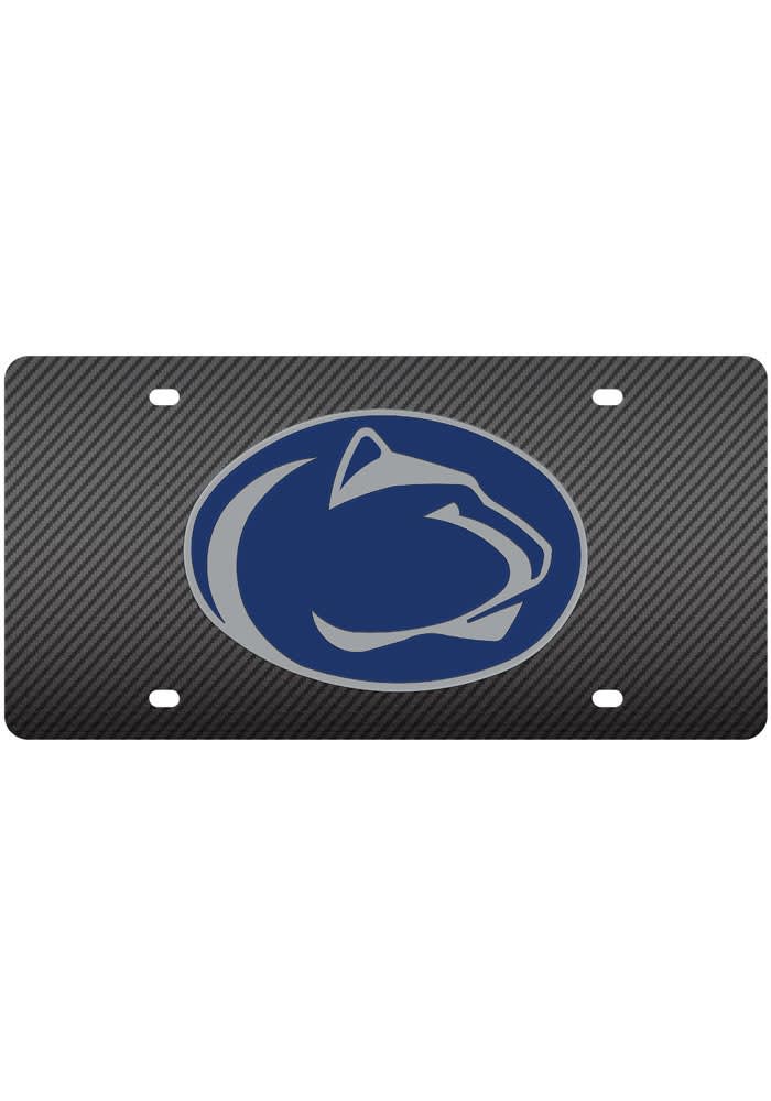 Penn State Nittany Lions License Plate- Penn State Nittany Lions BLACK ...