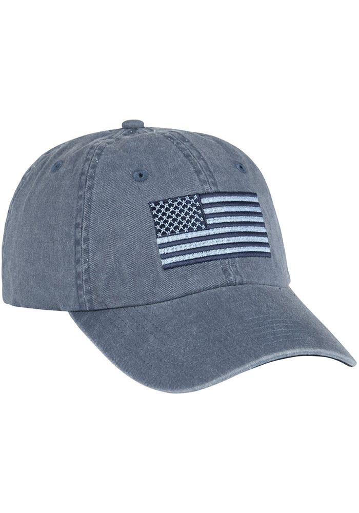 Army Veteran Unstructured Adjustable Hat - BLUE