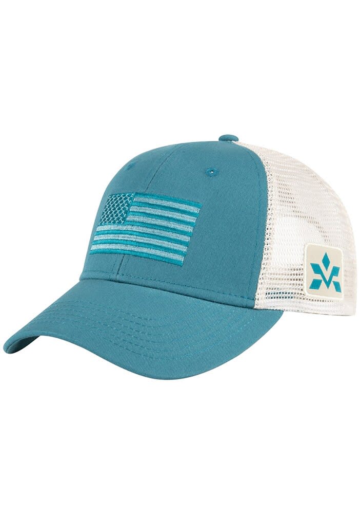 Army TEAL Flag Mesh Back Adjustable Hat - 8050048
