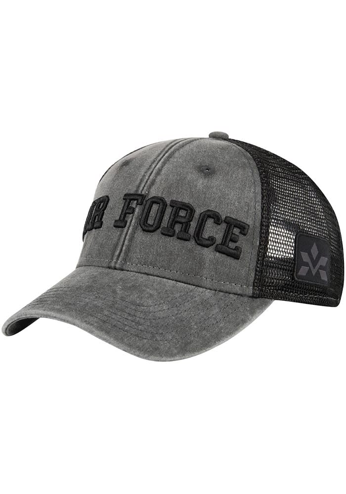 Air Force Mesh Back Adjustable Hat - CHARCOAL