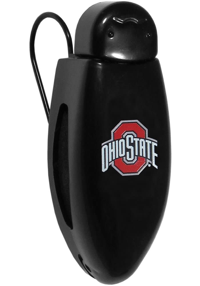 Ohio State Buckeyes BLACK Logo Visor Clip Sunglasses - 806298327