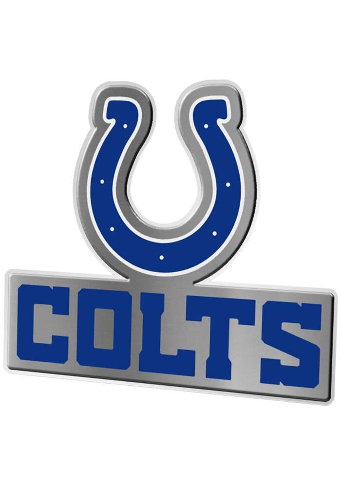 Indianapolis Colts SPEEDBLUE Alt Logo Car Emblem - 80859142