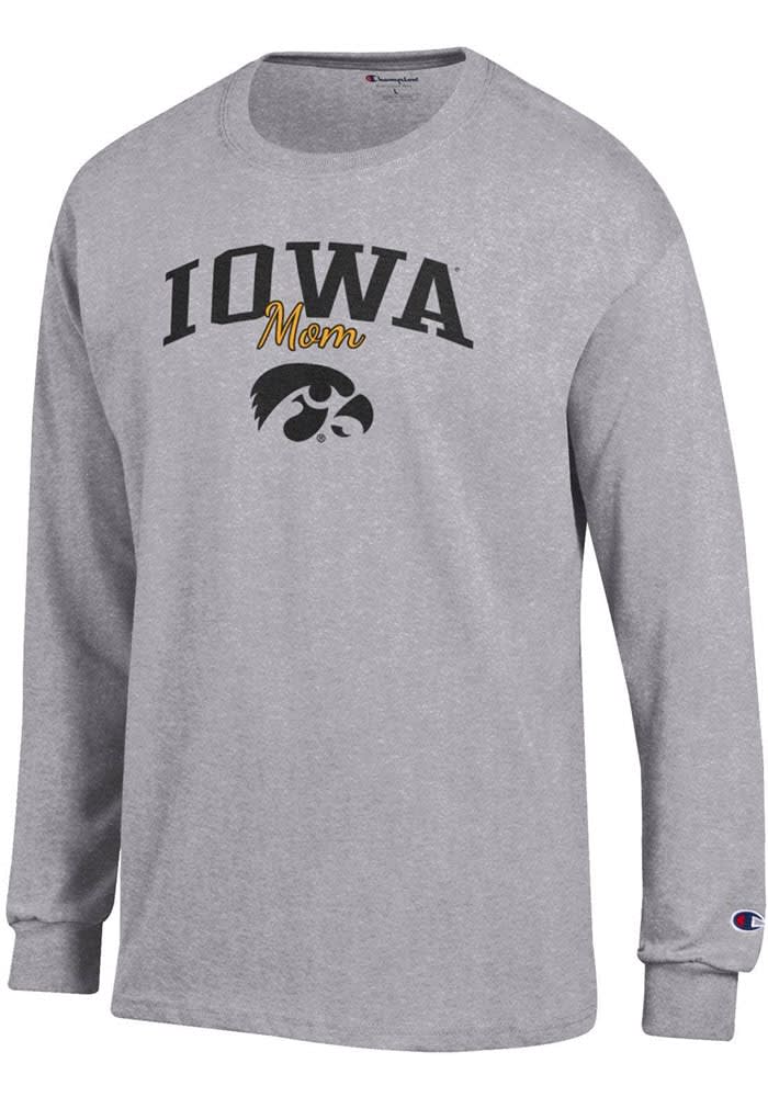 Champion Iowa Hawkeyes Mom Script Jersey Long Sleeve T Shirt ...