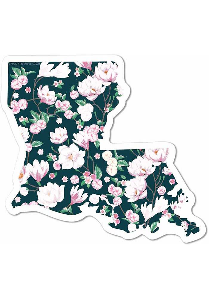 Louisiana Souvenir | Louisiana Stickers BLUE 3 Inch Magnolia State ...