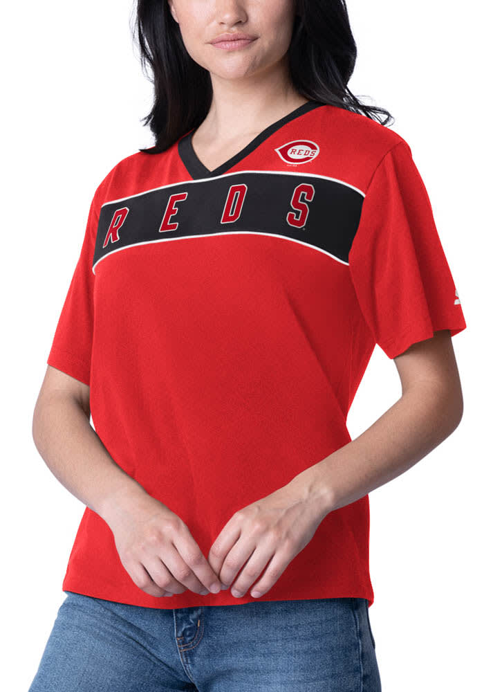 Starter Cincinnati Reds Womens Red Game Day T-Shirt - 81711367