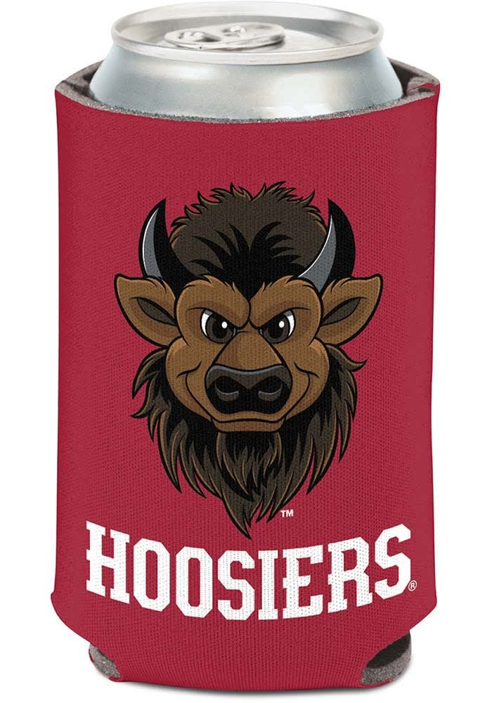 Indiana Hoosiers Red Bison State Shape Coolie - 82968772