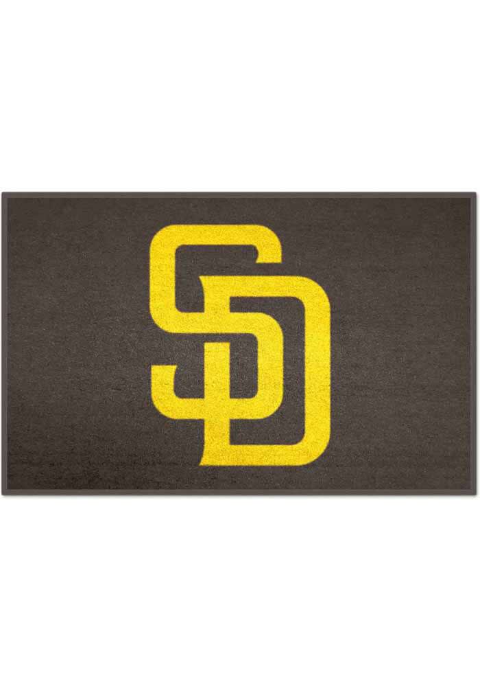 San Diego Padres Logo Interior Rug BROWN - 830656824