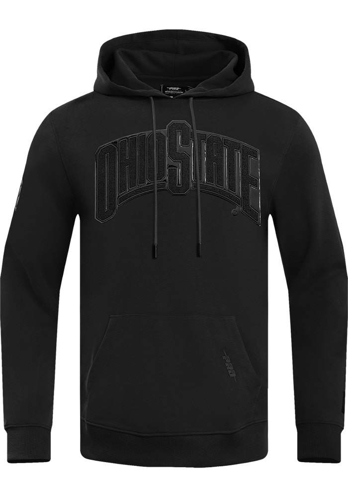 Pro Standard Mens BLACK Ohio State Buckeyes Triple Black Fashion Hood ...