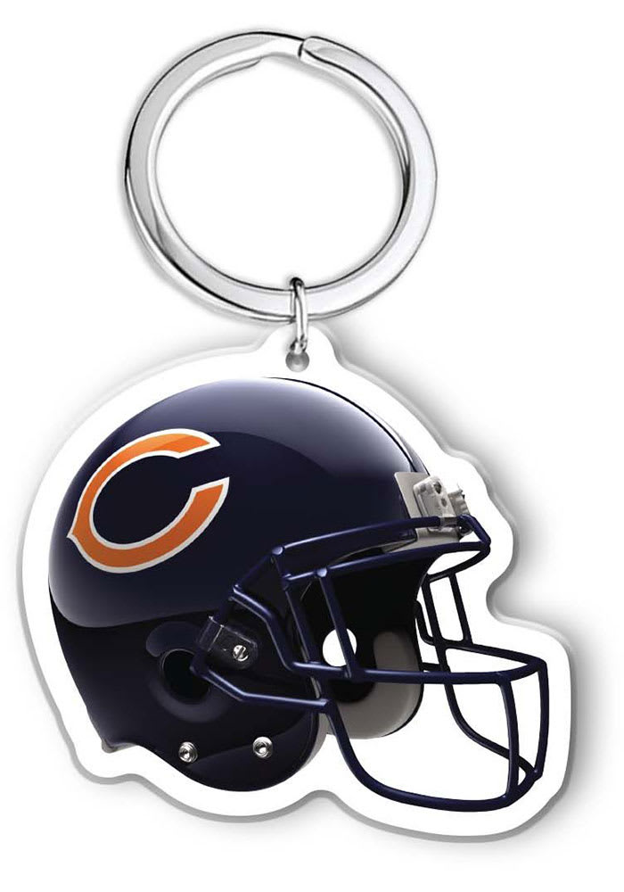 Chicago Bears NAVY Acrylic Helmet Keychain - 83740010