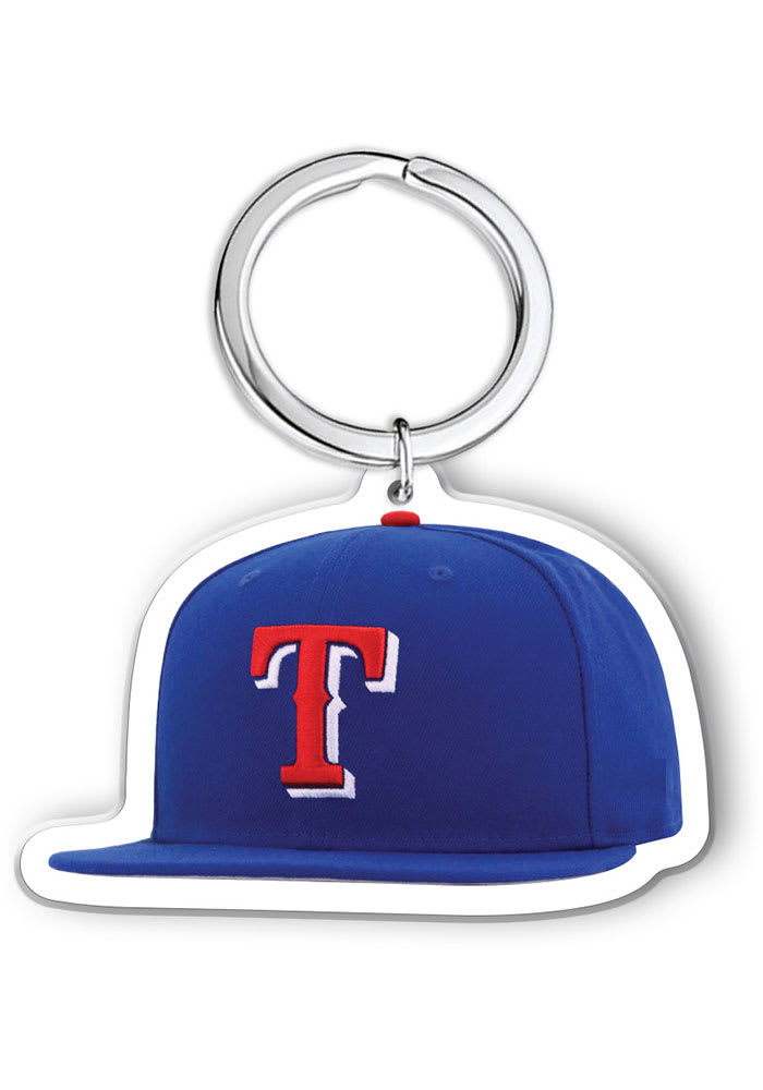 Texas Rangers Red Cap Keychain - 83740161