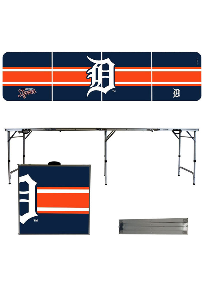 Detroit Tigers 2x8 Tailgate Table - BLUE