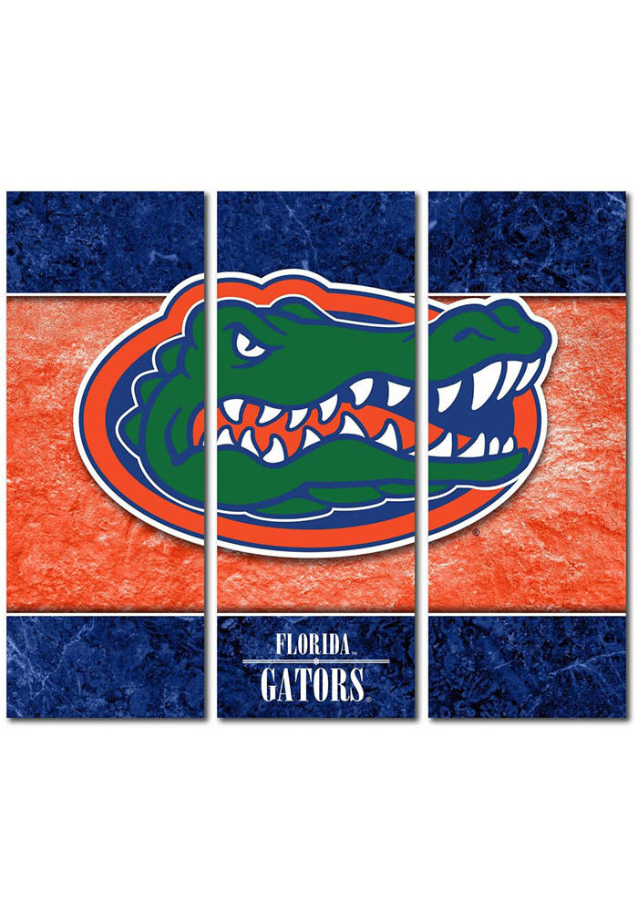 Florida Gators 3 Piece Border Canvas Wall Art