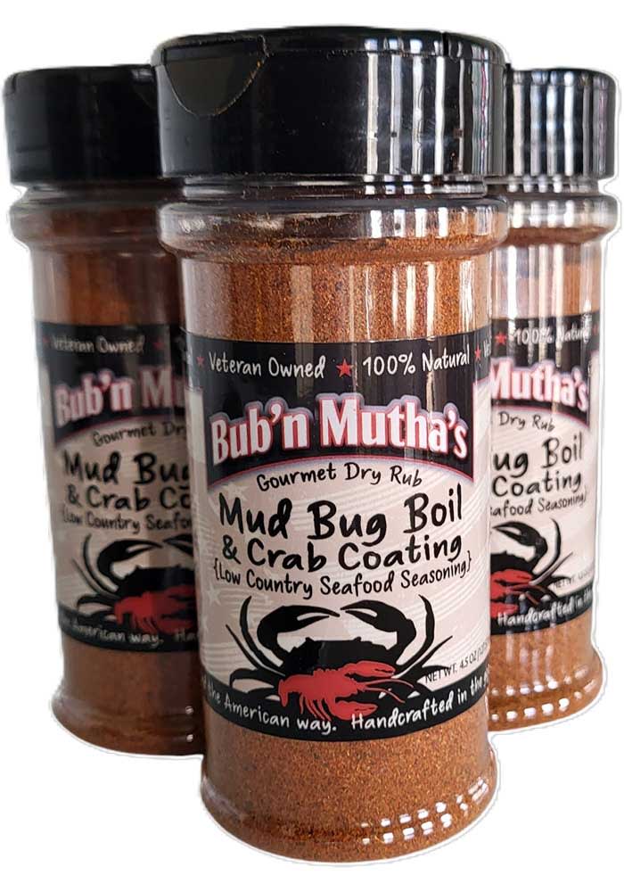 South Carolina BLACK Mud Bug Boil & Crab Coating BBQ Sauce - 8430014
