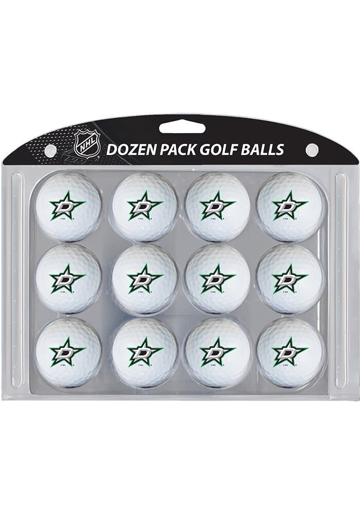Dallas Stars White Dozen Pack Golf Balls - 84323720