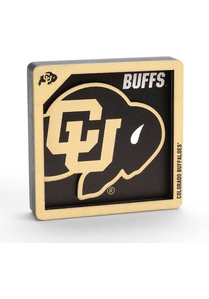 Colorado Buffaloes GOLD 3D Logo Magnet - 8490048